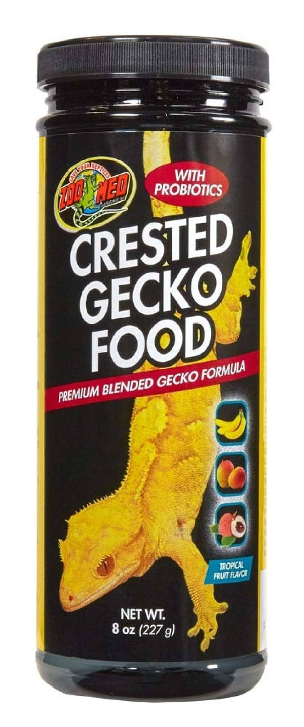Zoo Med Premium Crested Gecko Food (8 oz Jar - TROPICAL FRUIT ...